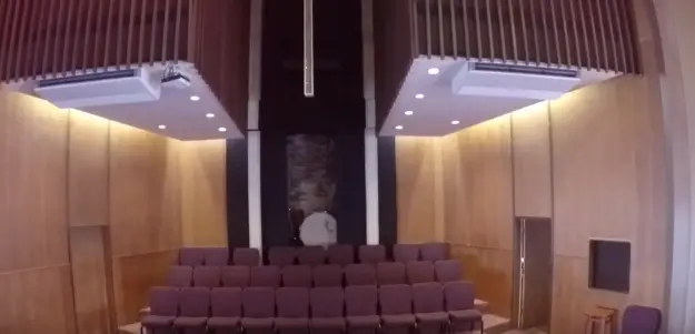 Ductless Heat Pump installation in Church Sanctuary | Thomson Air ...
